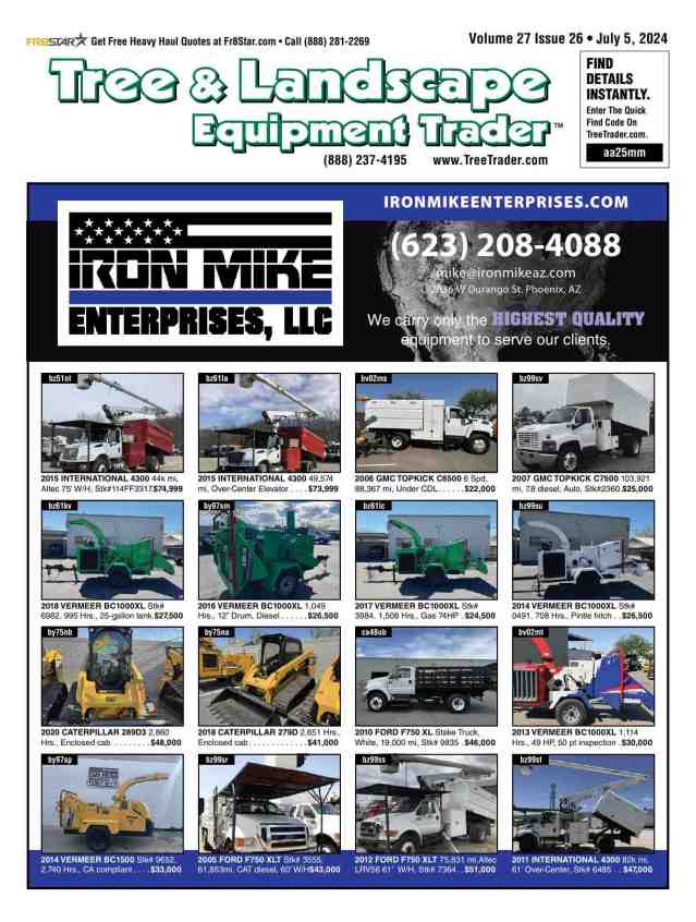 ForestryTrader.com | Tree & Landscape Equipment Trader Digital Edition ...