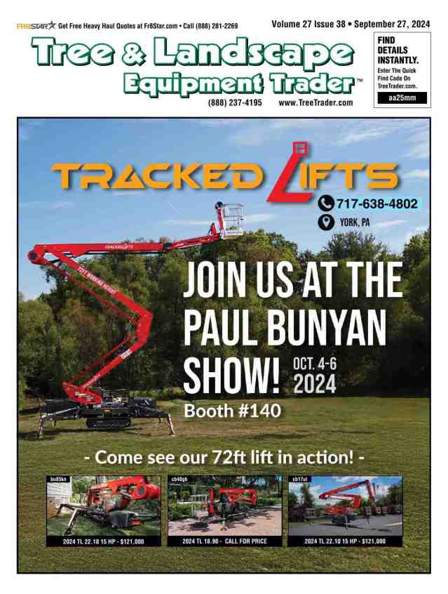 Tree & Landscape Equipment Trader Digital Edition Archive | TreeTrader.com