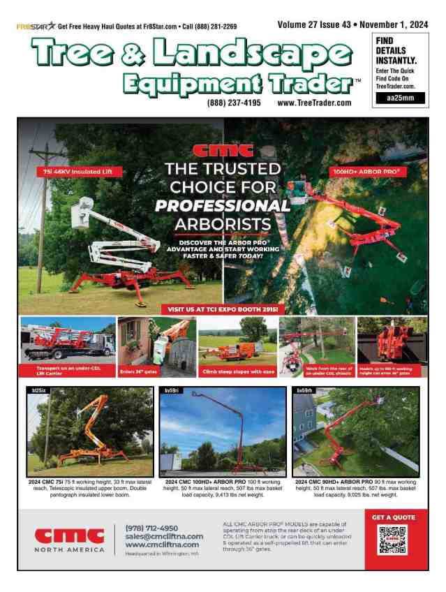 Tree & Landscape Equipment Trader Digital Edition Archive | TreeTrader.com
